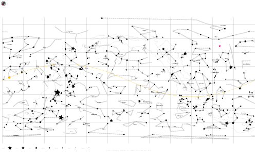 Star Chart Vector Adobe Illustrator Resources - CC BY 3.0 - en.hoshifuru.jp